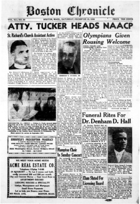 "Boston Chronicle December 15, 1956" by The Boston Chronicle