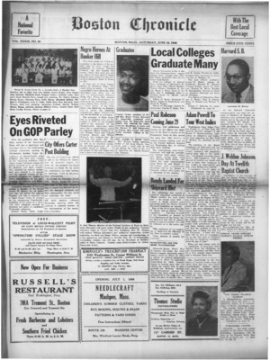 "Boston Chronicle June 19, 1948" by The Boston Chronicle
