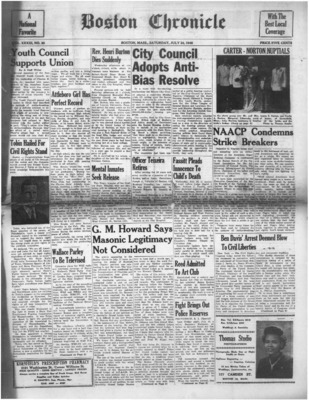 "Boston Chronicle July 24, 1948" by The Boston Chronicle