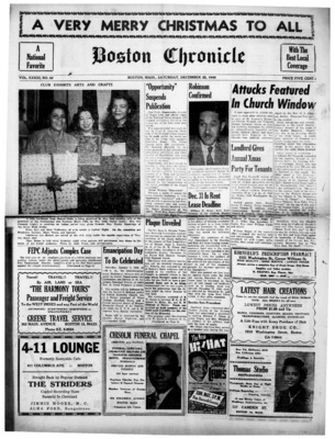 "Boston Chronicle December 25, 1948" by The Boston Chronicle