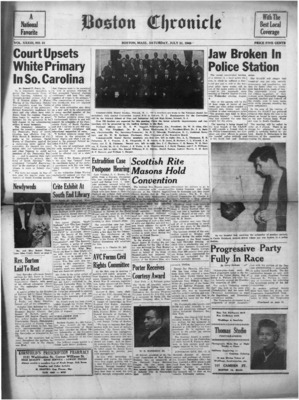 "Boston Chronicle July 31, 1948" by The Boston Chronicle