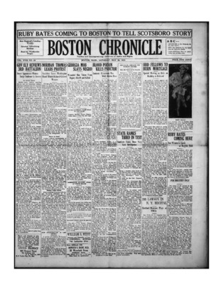 "Boston Chronicle May 20, 1933" by The Boston Chronicle