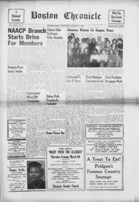 "Boston Chronicle March 4, 1950" by The Boston Chronicle