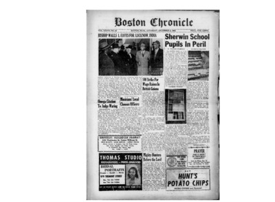 "Boston Chronicle December 6, 1952" by The Boston Chronicle