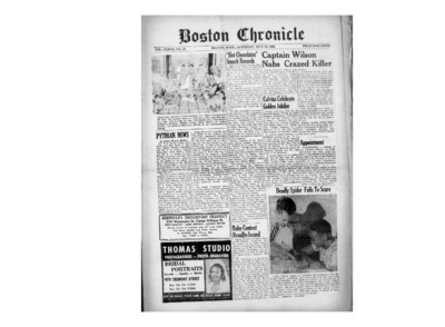 "Boston Chronicle July 19, 1952" by The Boston Chronicle