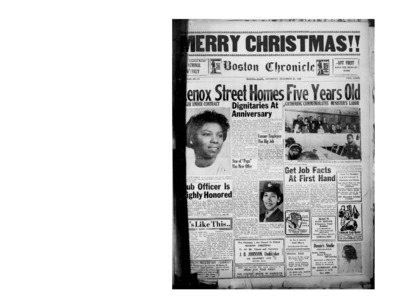 "Boston Chronicle December 22, 1945" by The Boston Chronicle