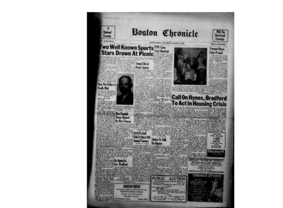 "Boston Chronicle August 9, 1947" by The Boston Chronicle