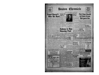 "Boston Chronicle August 23, 1947" by The Boston Chronicle