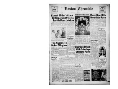 "Boston Chronicle January 11, 1947" by The Boston Chronicle
