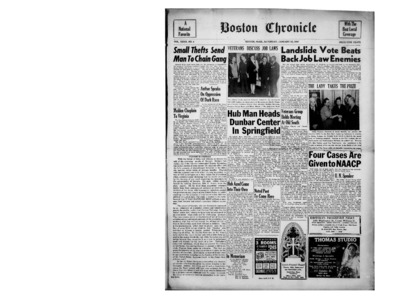 "Boston Chronicle January 25, 1947" by The Boston Chronicle