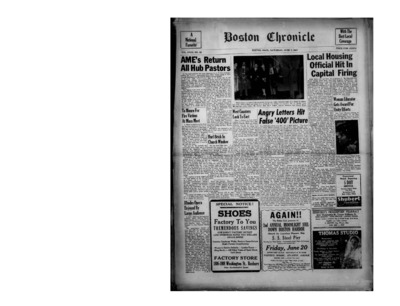 "Boston Chronicle June 7, 1947" by The Boston Chronicle