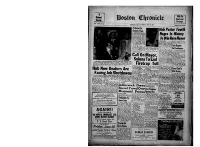 "Boston Chronicle May 31, 1947" by The Boston Chronicle