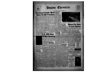 "Boston Chronicle November 15, 1947" by The Boston Chronicle