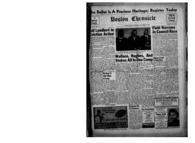 "Boston Chronicle October 11, 1947" by The Boston Chronicle