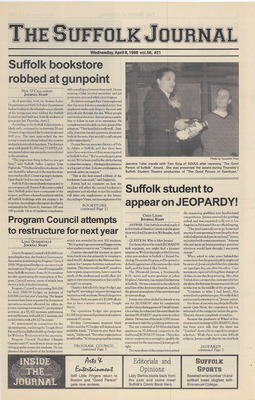 "Suffolk Journal Vol. 56, No. 22, 4/08/1998" by Suffolk Journal