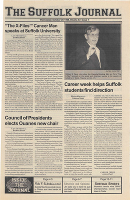 "Suffolk Journal Vol. 57, No. 7, 10/28/1998" by Suffolk Journal